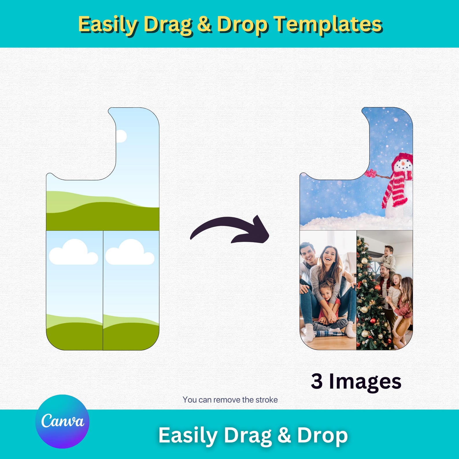 Collage Phone Case Templates, iPhone 16 Case Mockups, iPhone 16 Pro ...