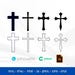 Cross SVG Bundle, Cross Outline Svg, Svg Files for Cricut, Digital ...