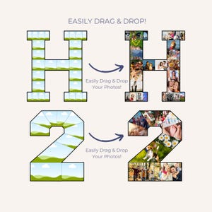 2025 Photo Collage Canva Frame, Hello 2025 Frames for New Year ...