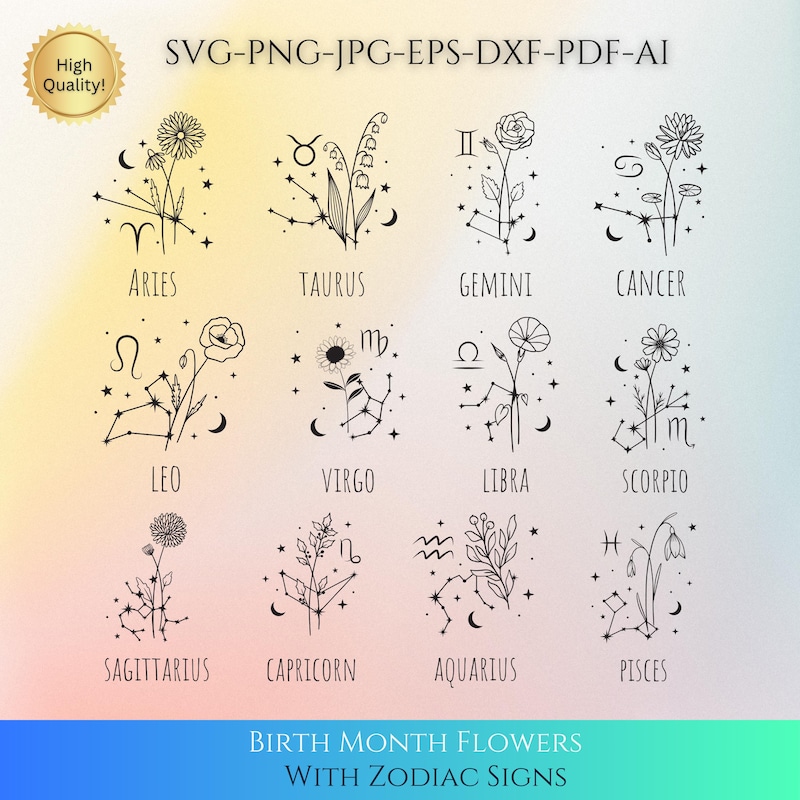 Zodiac for October 12 - Etsy UK