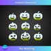 Spooky Halloween Pumpkin Canva Frames: Drag & Drop Templates (digital ...