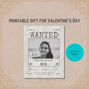 Personalized Wanted Poster for Couples, Canva Editable Poster, Couples ...