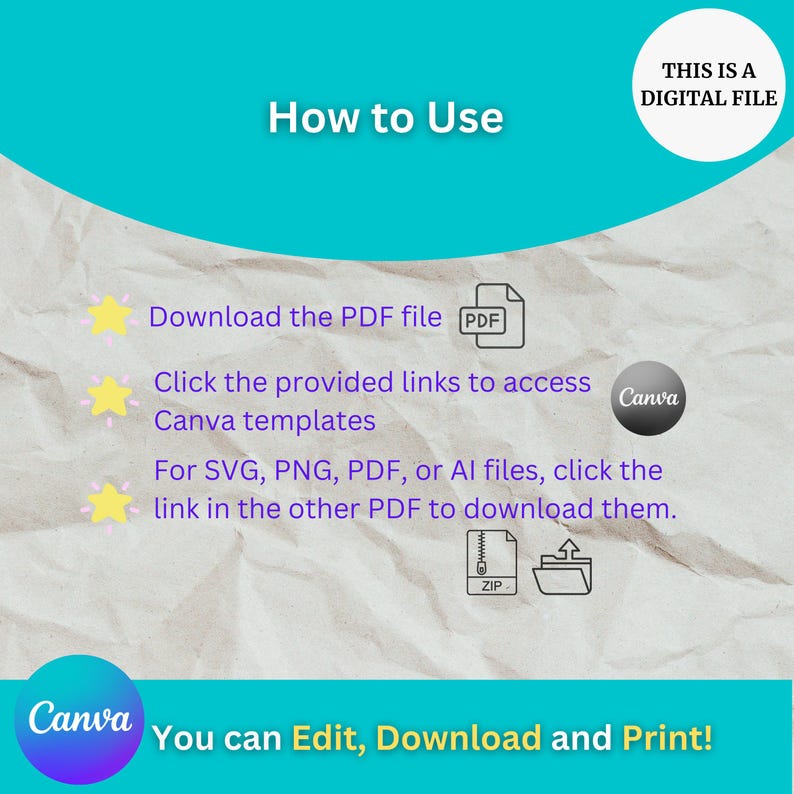 Editable Gift Tag Templates: Canva Drag & Drop, Tag Frames, Digital ...