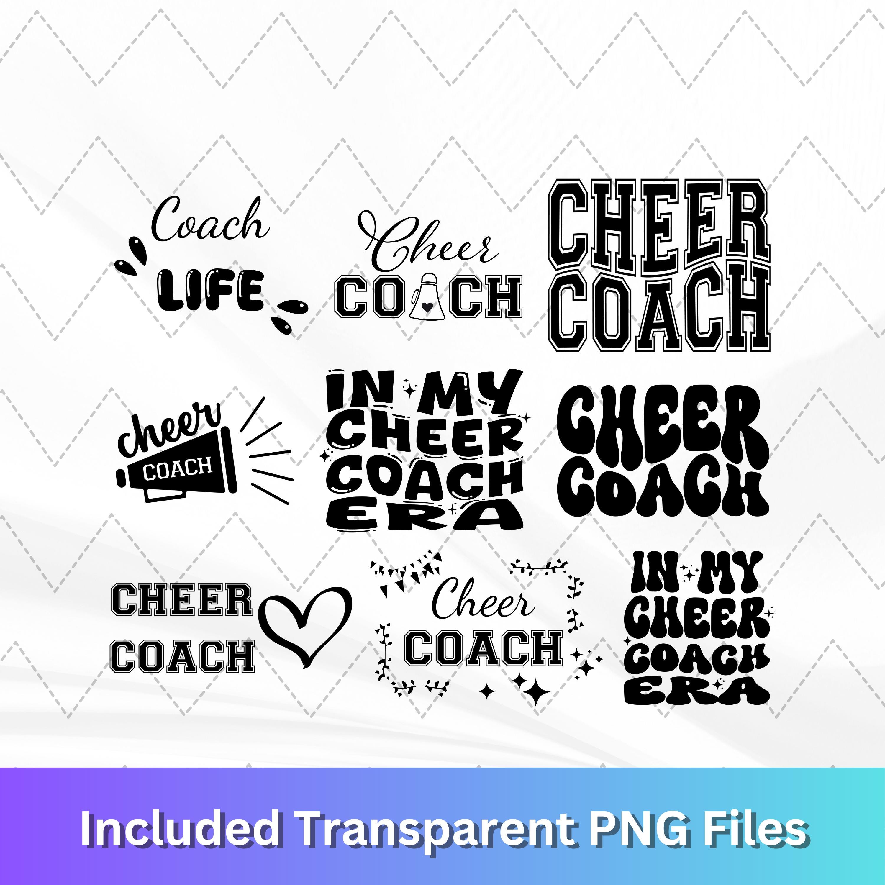 Cheer Coach Svg Bundle, in My Cheer Coach Era Sports Svg, Png Designs ...