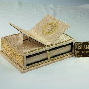 Personalized Quran Set With Desk Stand Quran Stand Islamic Gift Set ...