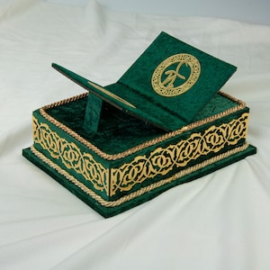 Personalized Quran Set With Desk Stand Quran Stand Islamic Gift Set ...