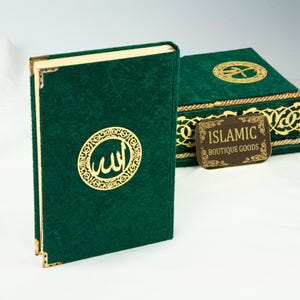 Personalized Quran Set With Desk Stand Quran Stand Islamic Gift Set ...
