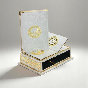 Personalized Quran Set With Desk Stand Quran Stand Islamic Gift Set ...