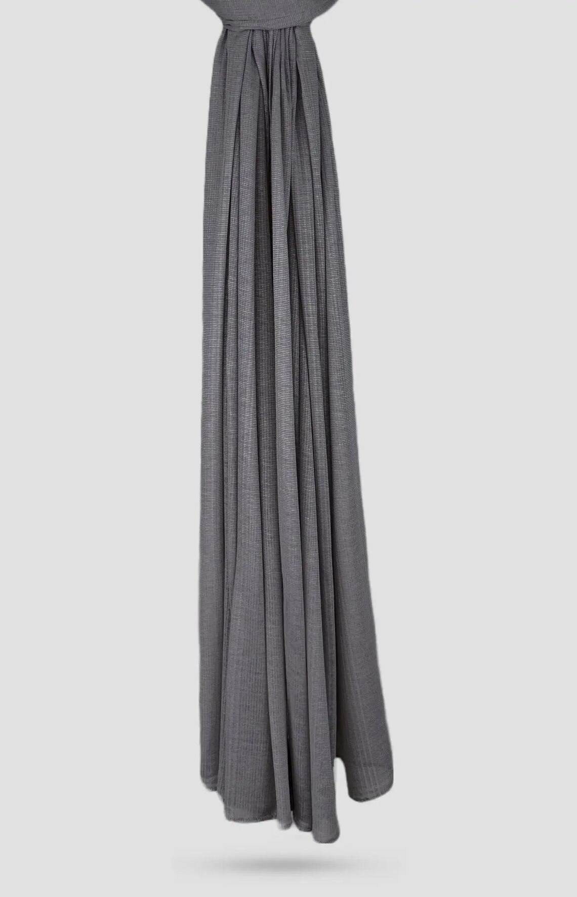 Fine Striped Jersey Hijab - Dark Gray - Etsy
