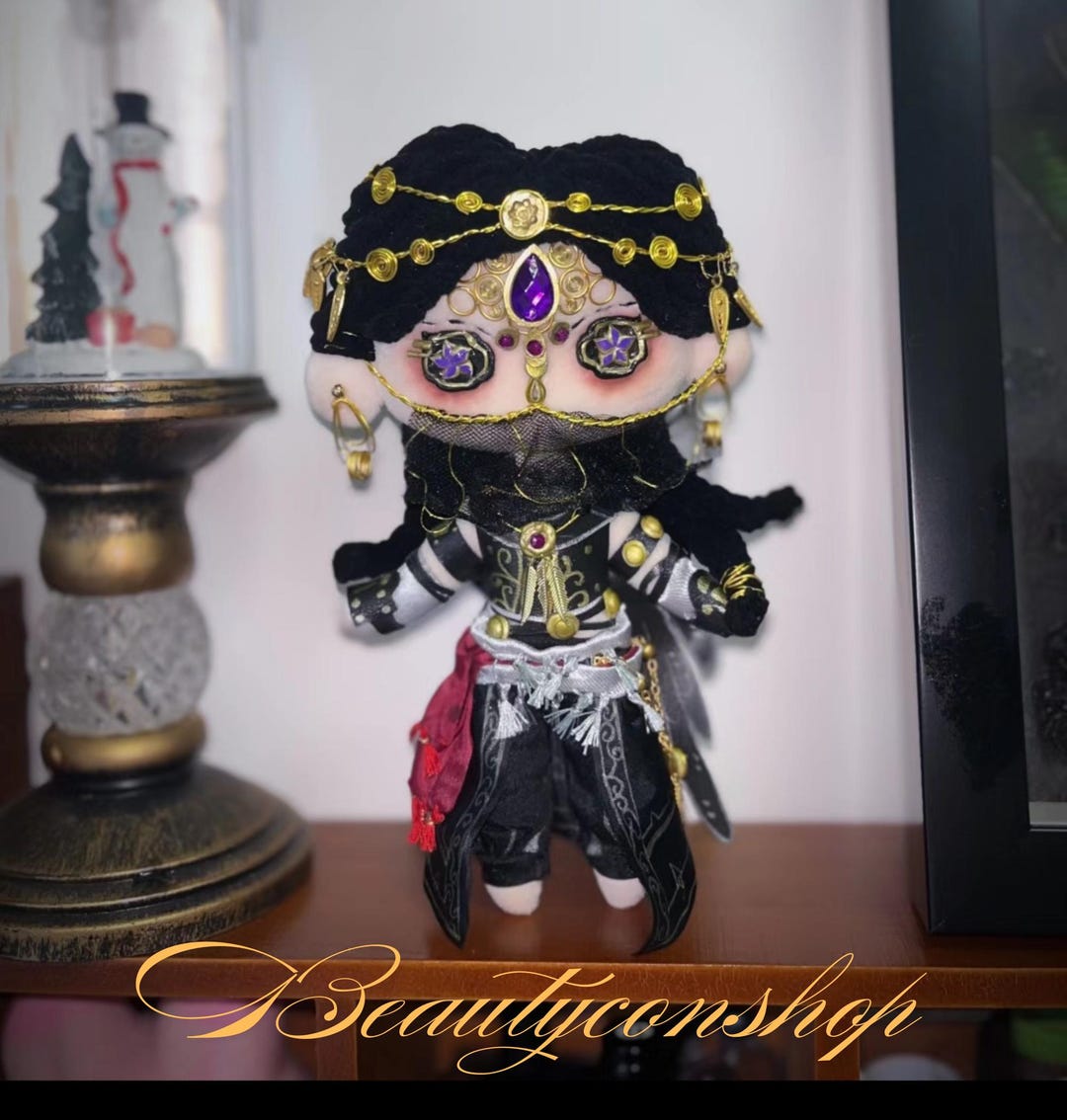 Identity V Doll, Christmas Doll, Button Eye Doll, Custom Plush Toy ...