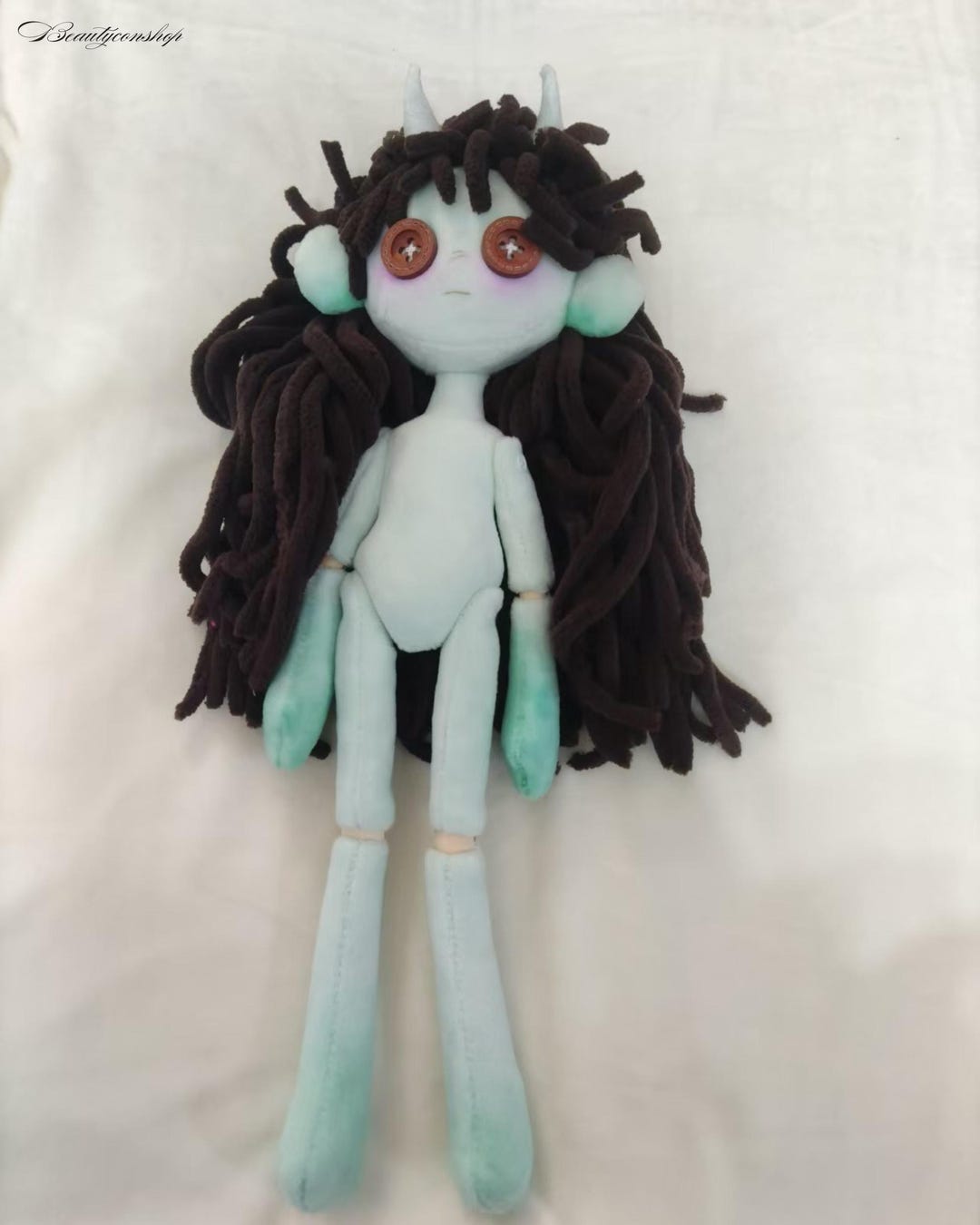 Custom Button Eye Dolls, Ghost Dolls, Custom Button Eye Dolls, Custom ...