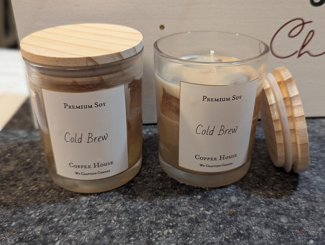Iced Coffee Candle Ice Cube Candle Soy Wax Handmade Scented Cube Design ...