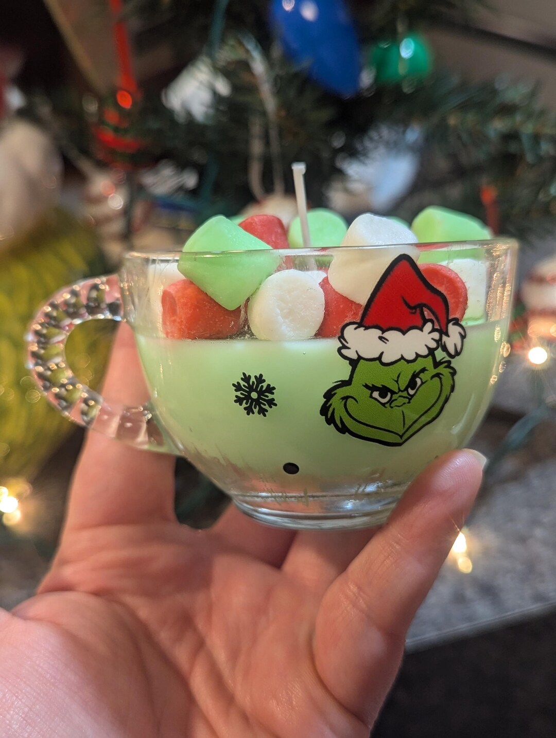 5 Oz Grinch Christmas Tree Candle How the Grinch Stole Candle Candy ...