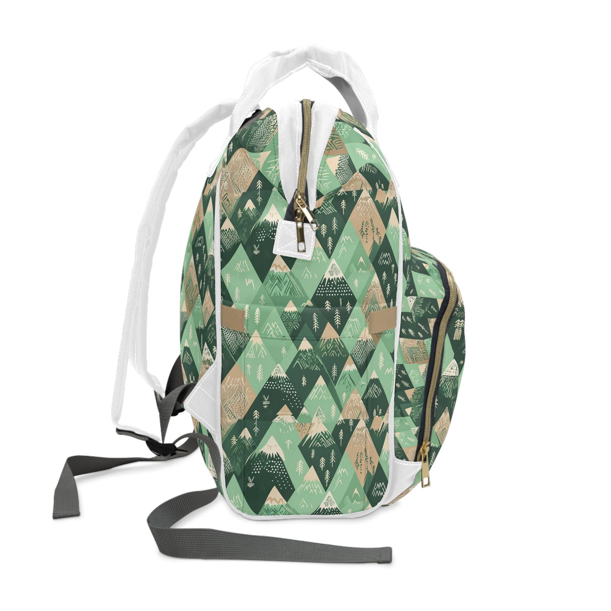 Outdoor Mountains Multifunctional Diaper Backpack, Forest, Nature ...