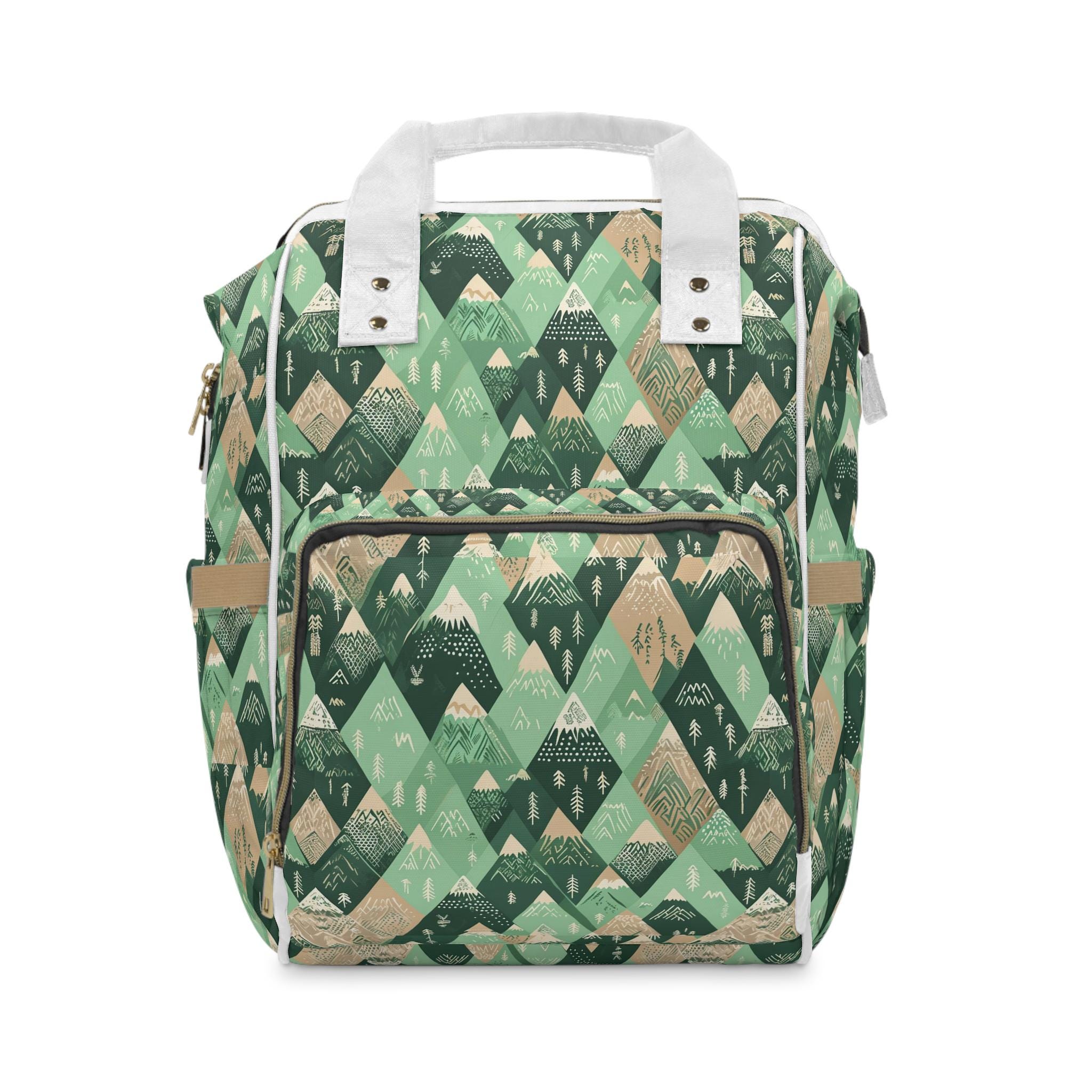 Outdoor Mountains Multifunctional Diaper Backpack, Forest, Nature ...