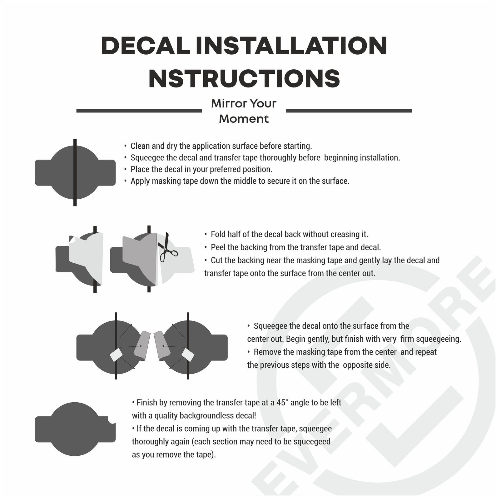 PARTY MIRROR SIGN | Welcome Mirror Decal | Party Mirror Décor | Full ...