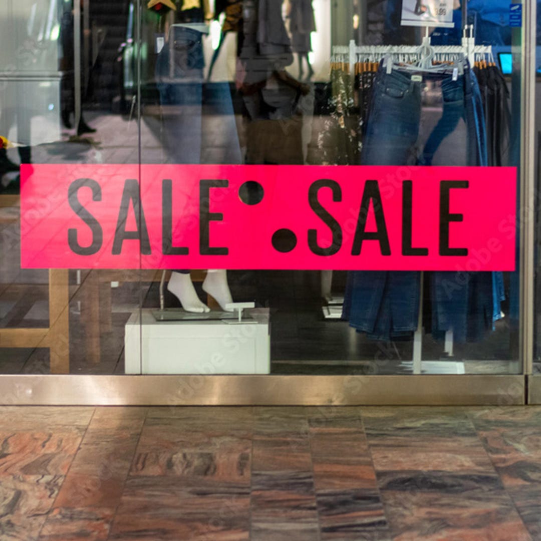 STOREFRONT DECAL | Custom Font Decal | Business Sign Decal | Custom ...