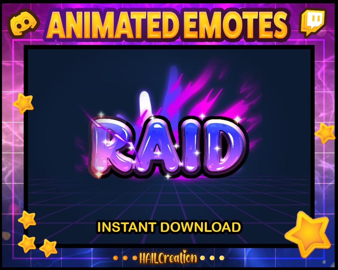 Animated Halloween Raid Emote | Sparkle Raid Emote for Twitch & Discord ...