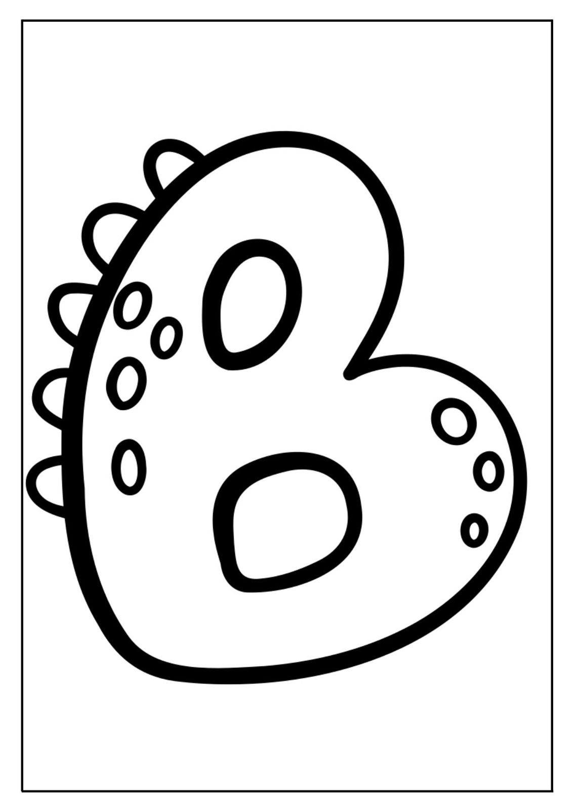 Dinosaur Alphabet Coloring Pages - Etsy