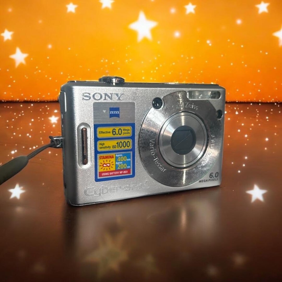 Sony Cyber-shot DSC-W30 Silver Y2K Digicam | Includes Battery, Memory Card, Charger | Vintage ...