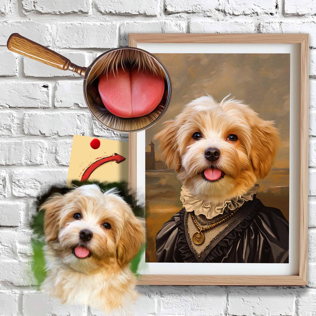Royal Pet Portrait, Queen Pet Portrait, Funny Pet Portraits, Portrait ...