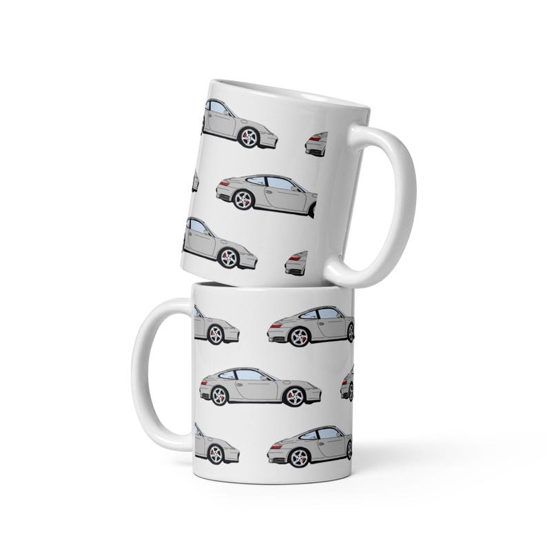 Hand Drawn 911 996 Mug - Etsy