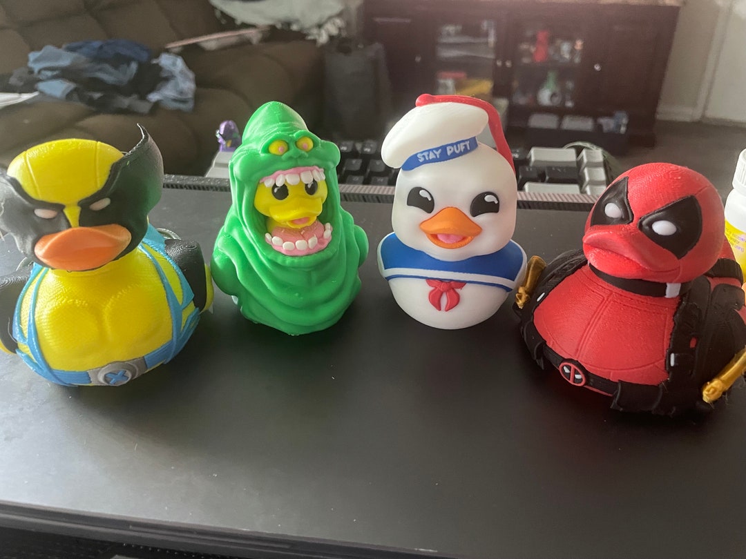 3d Printed Character Ducks - Etsy