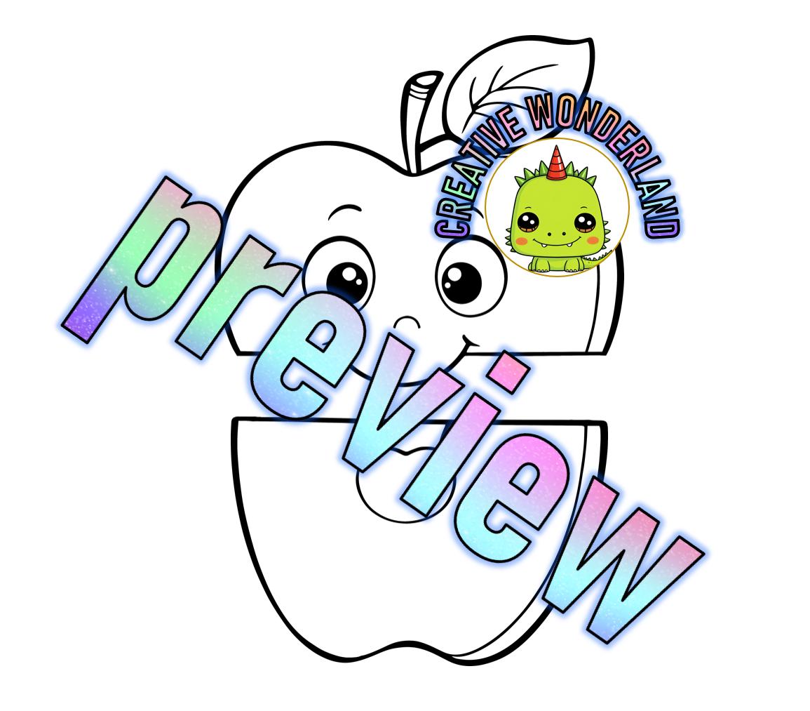 Apple Puppet - Paper Bag Craft - Coloring Activity - Fruit Puppet- 4k ...