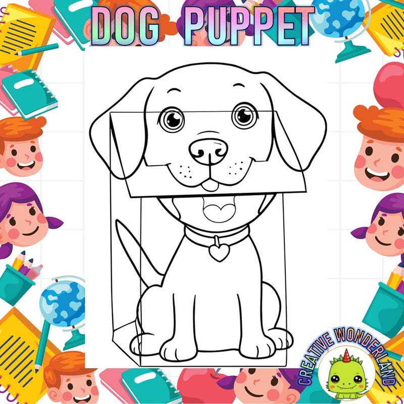 Dog Paper Bag Activity - Etsy
