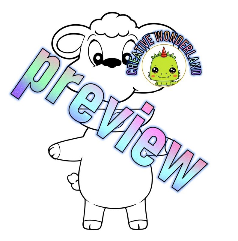 Sheep Puppet paper Bag Craft coloring Activity Farm Animal Puppet ...