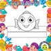 Fish Headband - Animal Hat Crown Paper Craft - Coloring Activity - 4K ...