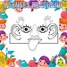5 Senses Headband - Crown Craft Coloring Activity - Cut & Paste ...
