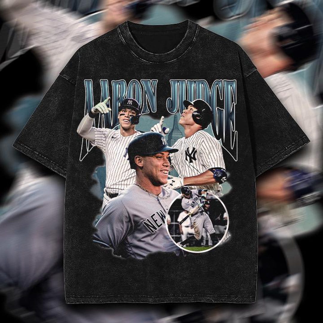 Aaron Judge T-shirt Yankees MLB Vintage Retro, Unisex Softstyle Tee ...