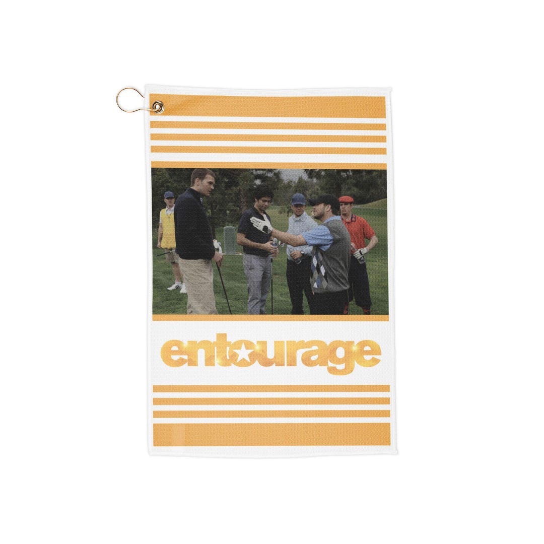 Custom Golf Towels - "entourage" Tv Show Perfect Gift for Golf Lovers ...