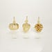 14K Solid Gold Autumn Charm: Pumpkin, Acorn, Pinecone - Handmade Mini ...