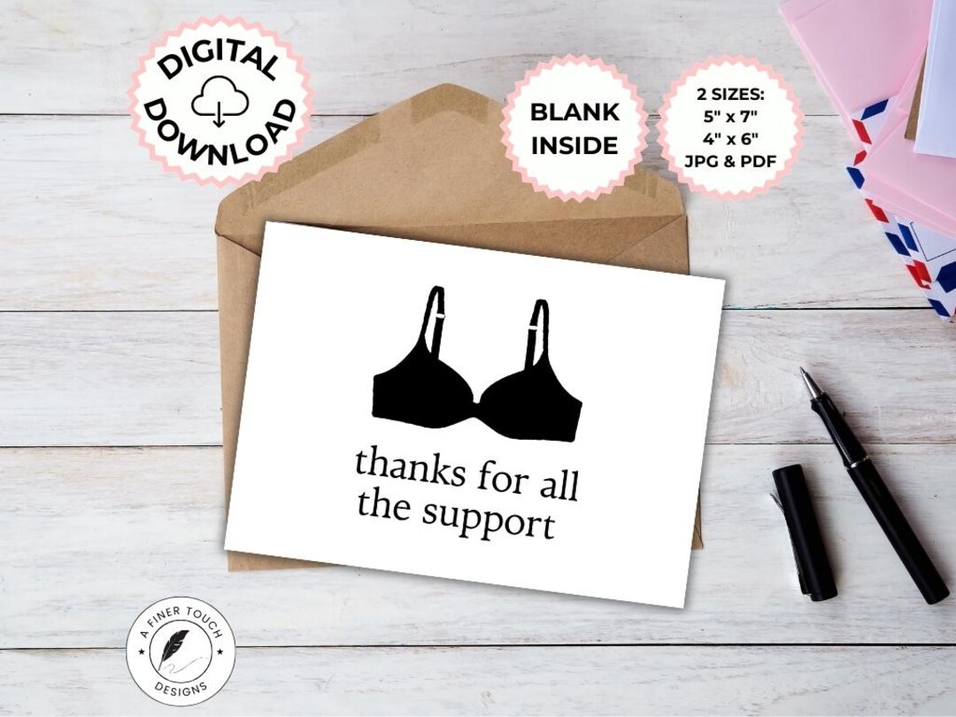 Thank You Card, Thank You Note | Mother's Day Card | Funny Digital ...