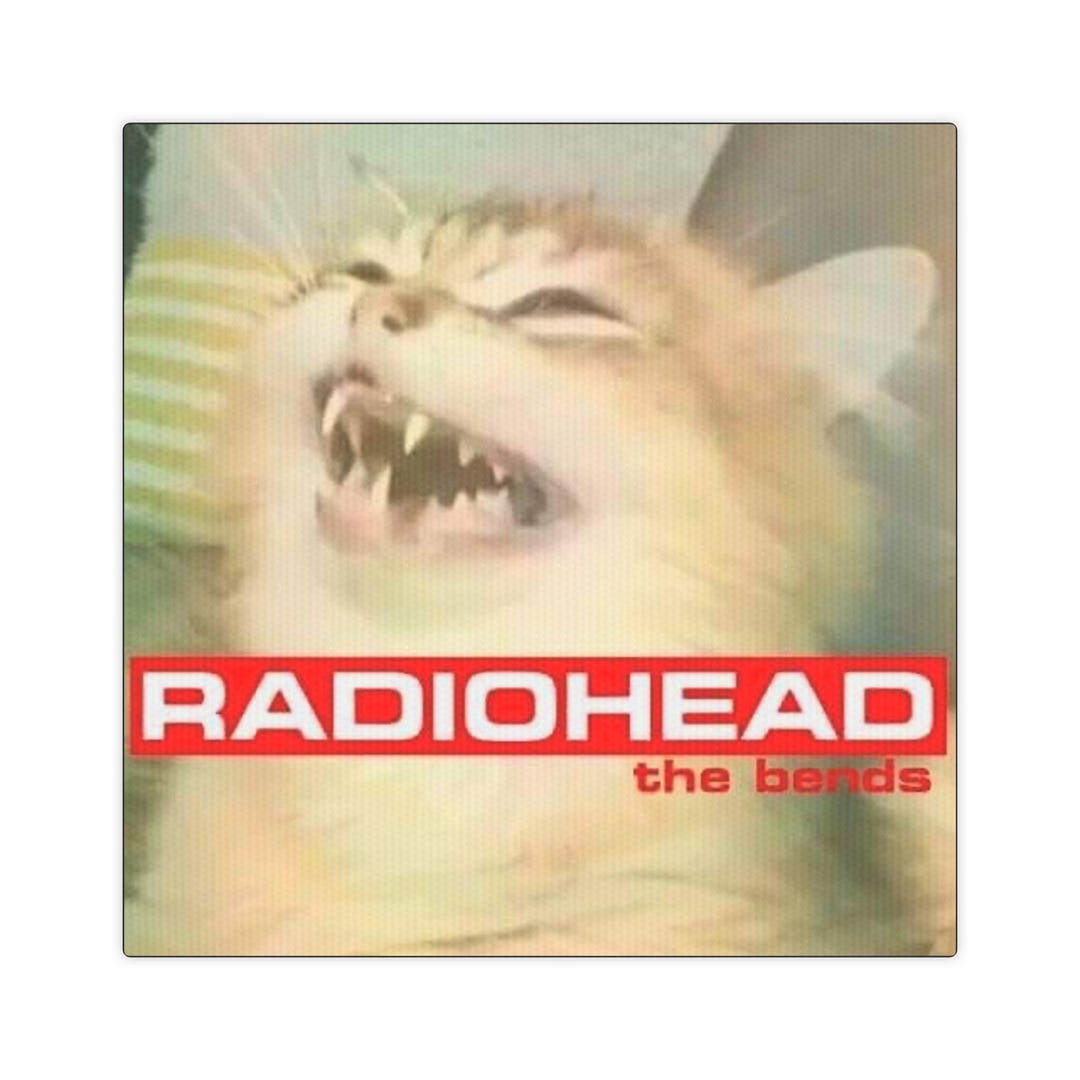 Radiohead the Bends, Cat Album Cover Parody, Cute Cat Wall Decor, Funny ...