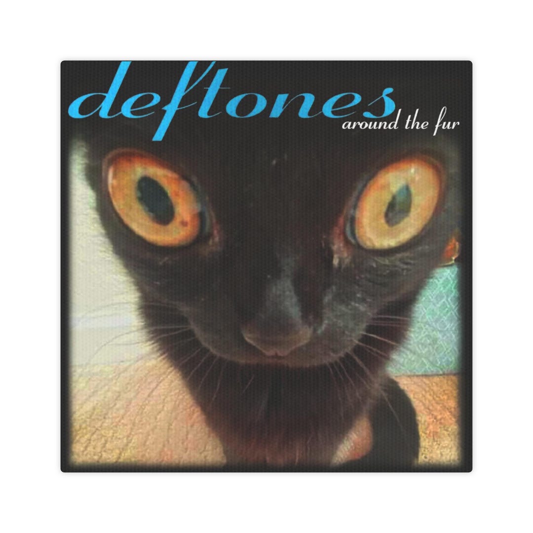 Deftones Around the Purr, Cat Album Cover Parody, Cute Cat Wall Decor ...