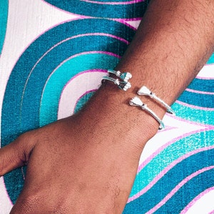 Fist .925 Sterling Silver West Indian Bangles, Bangle Set, Caribbean ...