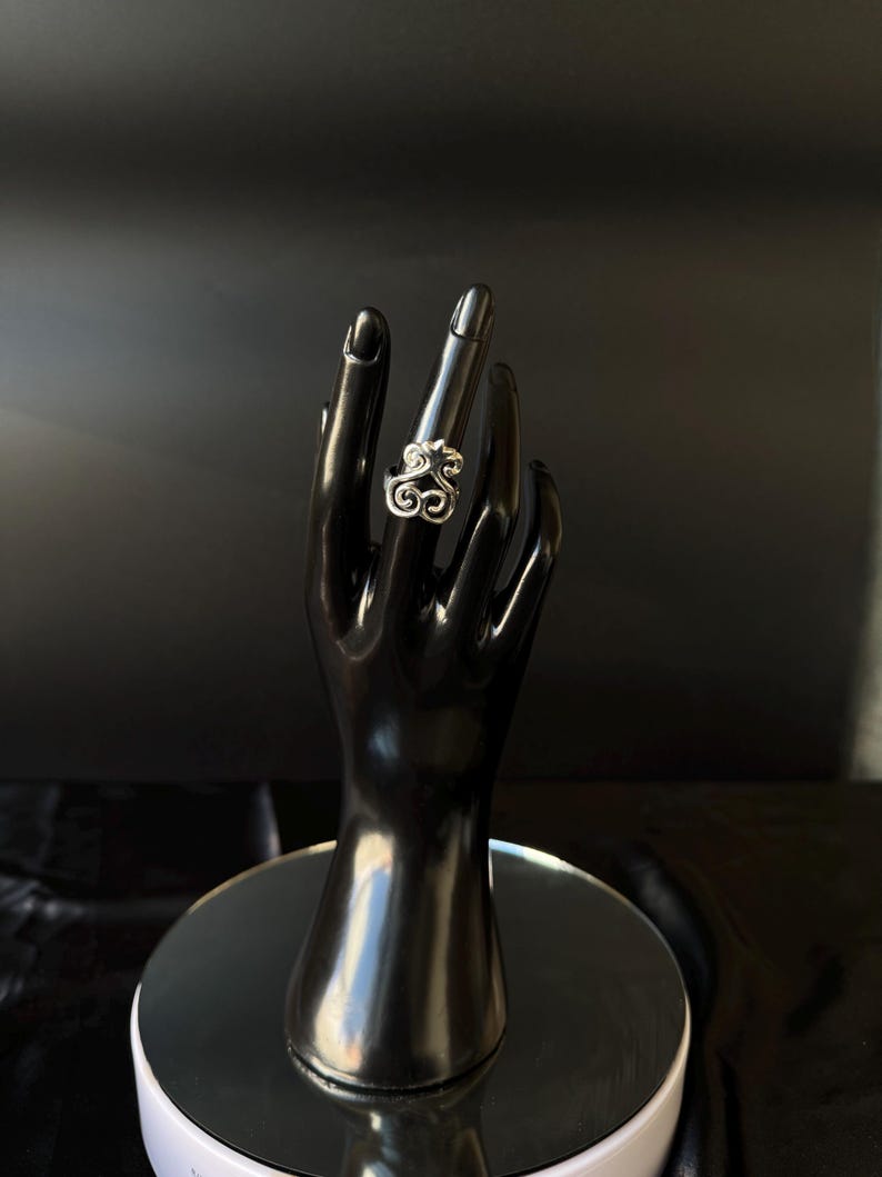 Sankofa .925 Sterling Silver Ring, Adinkra Symbol Jewelry, Ethnic ...