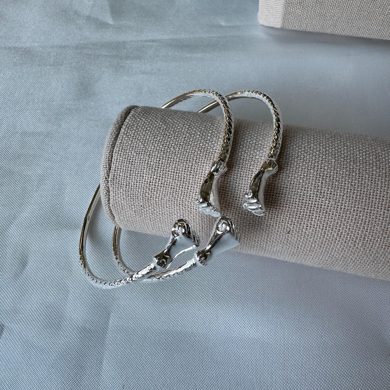 Fist .925 Sterling Silver West Indian Bangles, Bangle Set, Caribbean ...