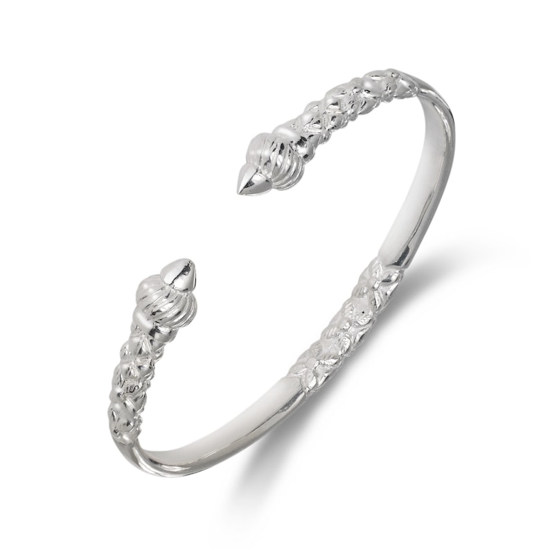 Caribbean Taj Mahal Ridged Arrow .925 Sterling Silver Flat Thick West ...