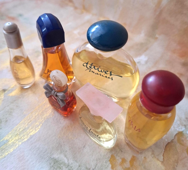 Set of 6 Vintage Women's Mini Perfumes, Discontinued Fragrances ...