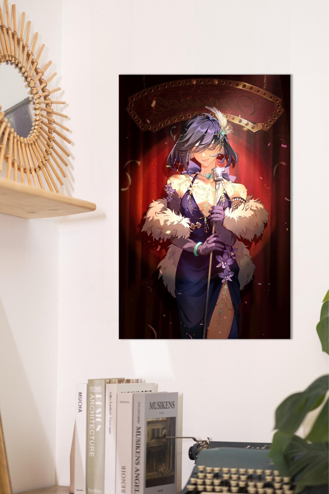 Yelan Poster Genshin Impact Fanmade - Etsy