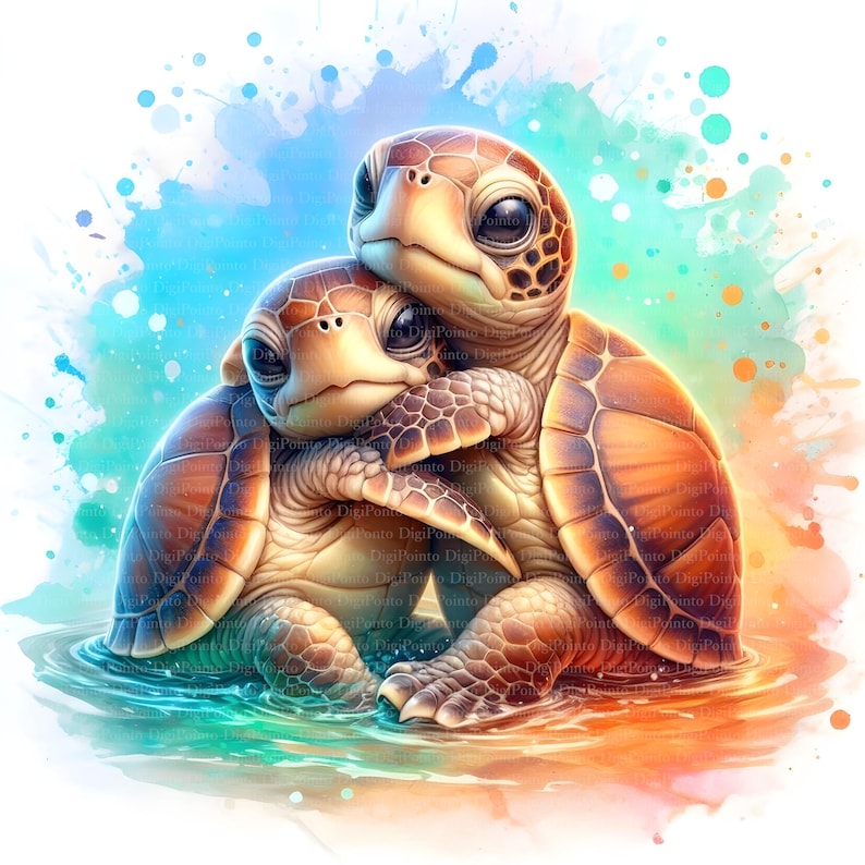 15 Cute Baby Animals Hug Set1 Clipart, Digital Download, Jpgs Files ...