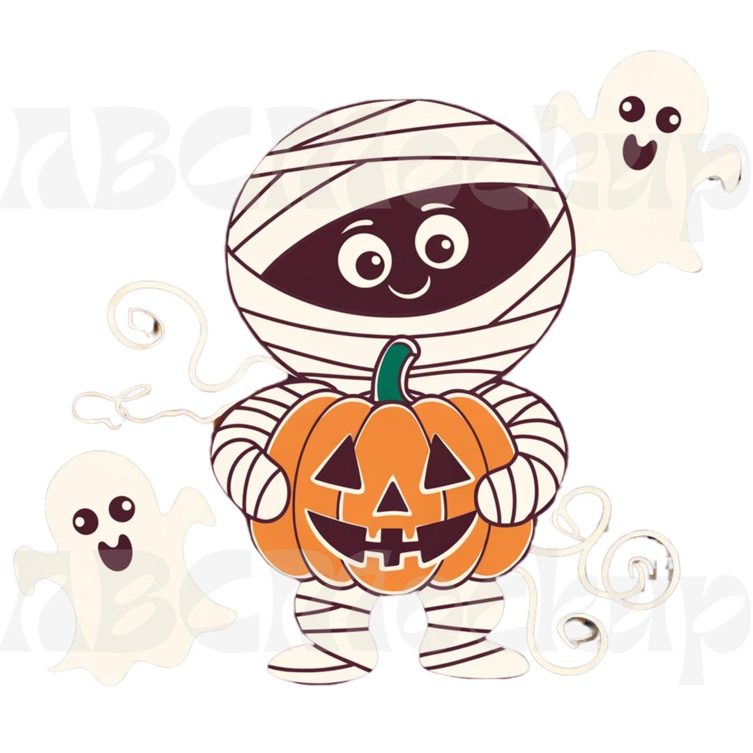 Scary Halloween Mummy Png, Spooky Ghost Png,white Ghost PNG Winter ...