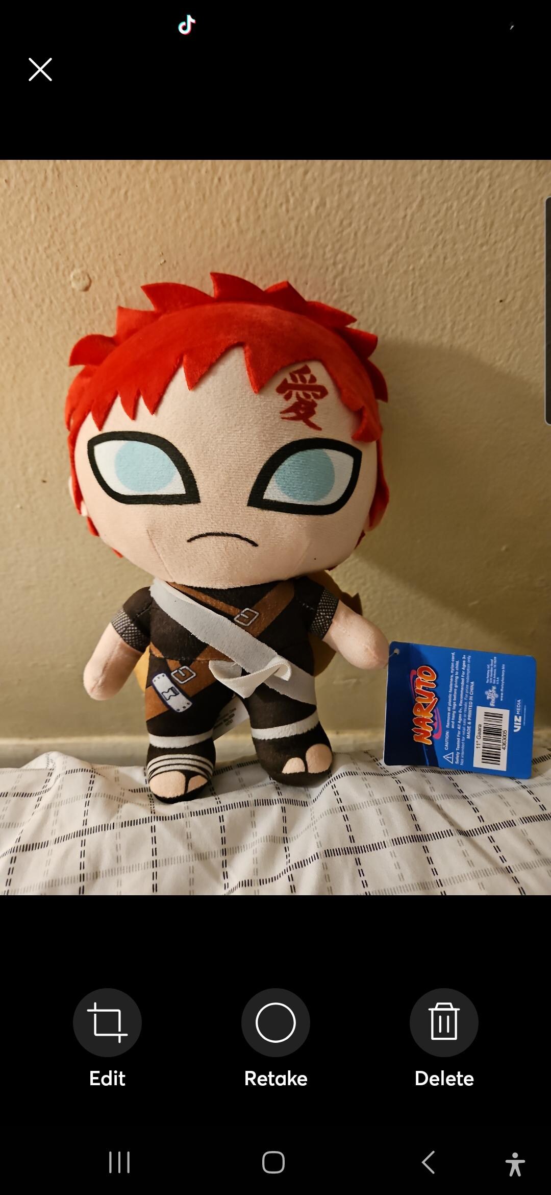 Brand New 7 Gaara Plush - Etsy
