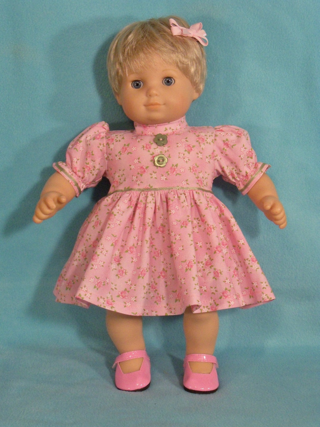 Pink Dress and Matching Under Bloomers for 15 Inch Dolls - Etsy