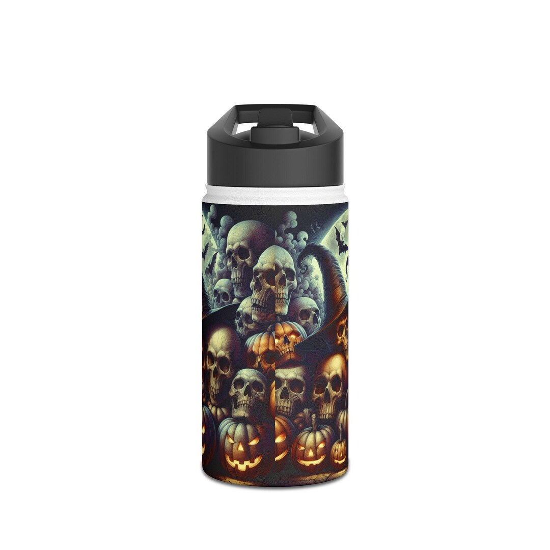 Spooky Halloween Stainless Steel Water Bottle, Standard Lid - Etsy