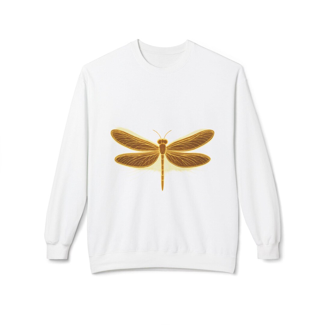Golden Celestial Dragonfly PNG | Glowing Line Art Insect Design | Star ...